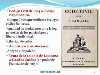 NAPOLEON BONAPARTE 2 EL CONSULADO (1799-1804) | PPTX