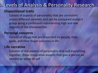 9 HUS 133 Personality | PPT
