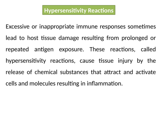 Immunology, hypersensitivity reaction.pptx