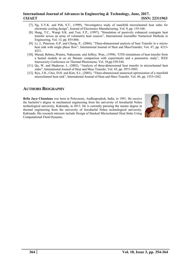 DESIGN OF STACKED MICROCHANNEL HEAT SINKS USING COMPUTATIONAL FLUID DYNAMIC | PDF