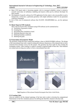 DESIGN OF STACKED MICROCHANNEL HEAT SINKS USING COMPUTATIONAL FLUID DYNAMIC | PDF