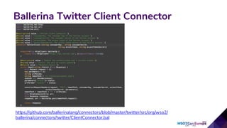 [WSO2Con EU 2017] Ballerina Connectors for Seamless Integration | PPT