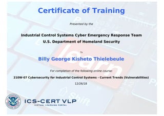 9 ics vlp certificate (1) | PDF