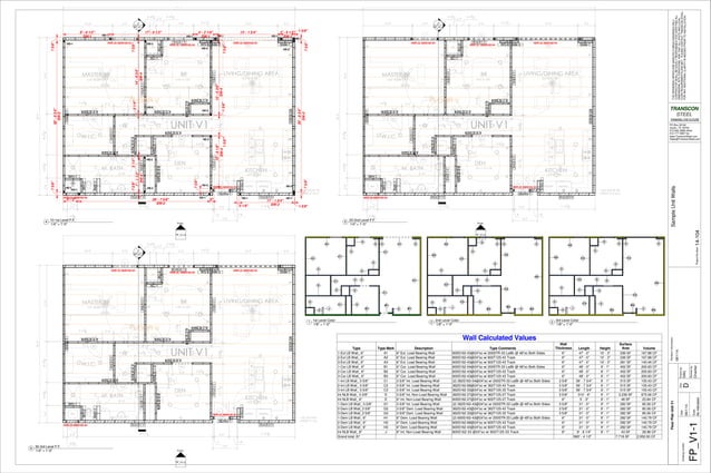 Sample Unit Plan BIM Wall Layouts | PPT