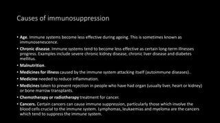 Comprehensive Overview of Immunosuppression and Immunological ...