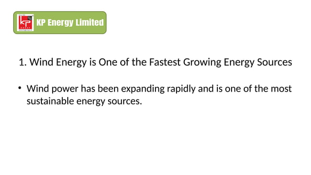 9 Interesting Facts About Wind Energy & Turbines | PPTX