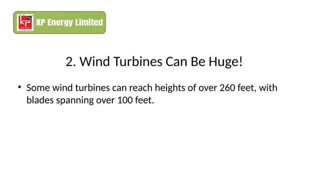 9 Interesting Facts About Wind Energy & Turbines | PPT