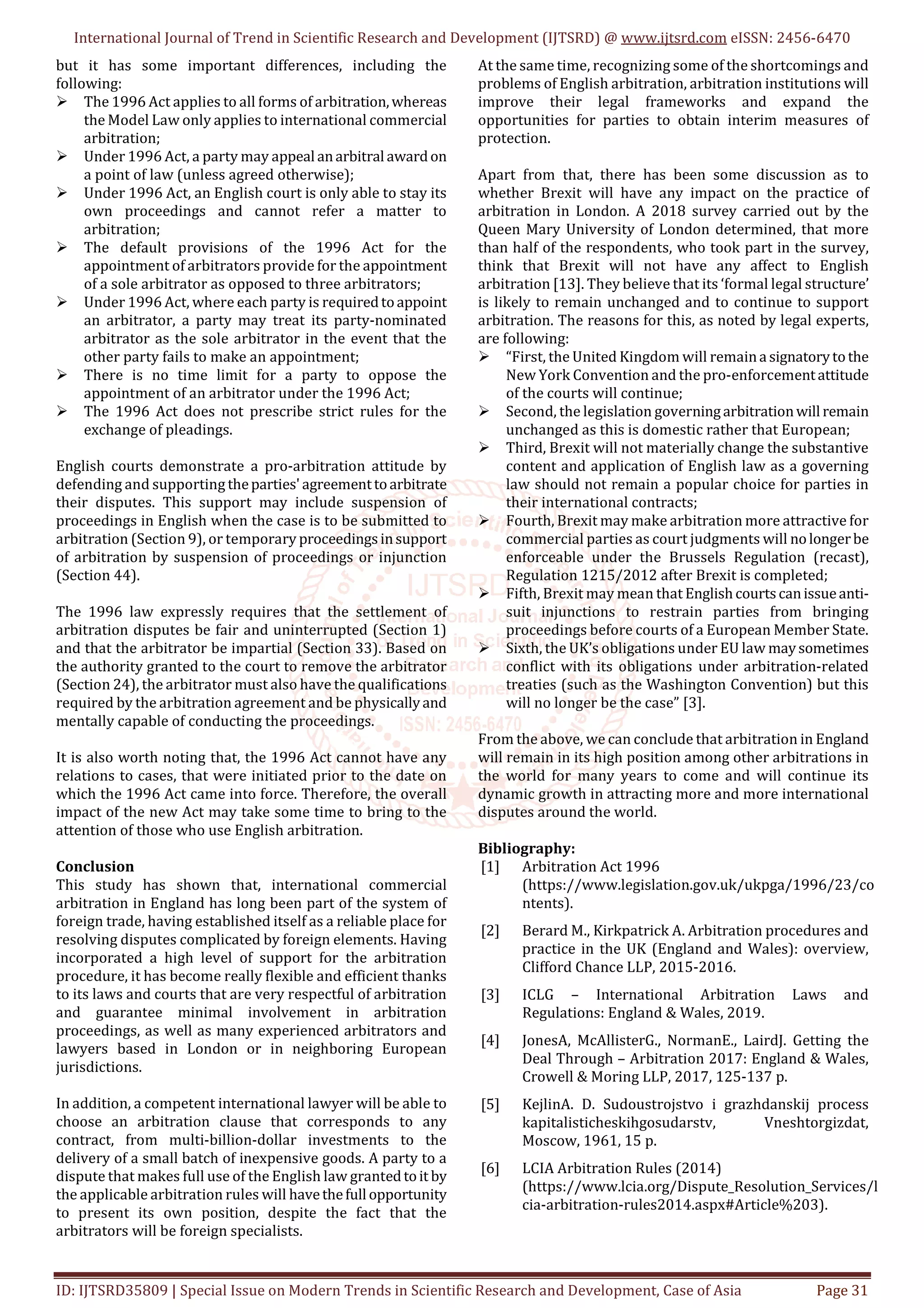 International Commercial Arbitration | PDF