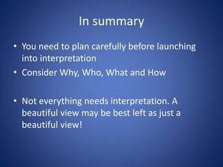 9 interpretation | PPTX