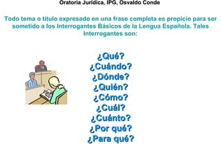 9 interrogantes | PPT