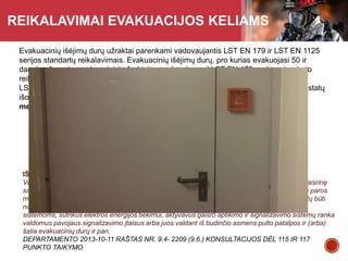 Saugi evakuacija iš pastatų | PPTX