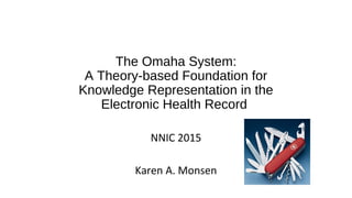 The Omaha System: A Theory-based Foundation for Knowledge ...