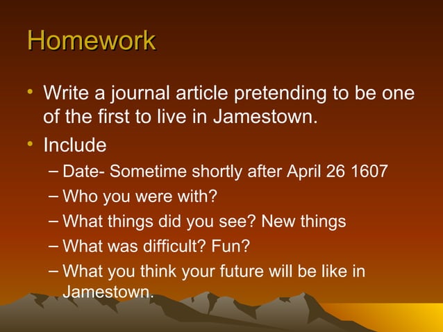 9 Jamestown | PPT | North America Travel | Travel Locations