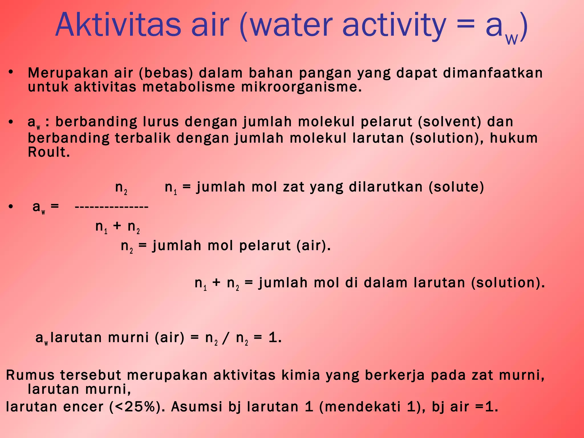Kimia, Gizi, dan Pangan (TPHT) | PPT