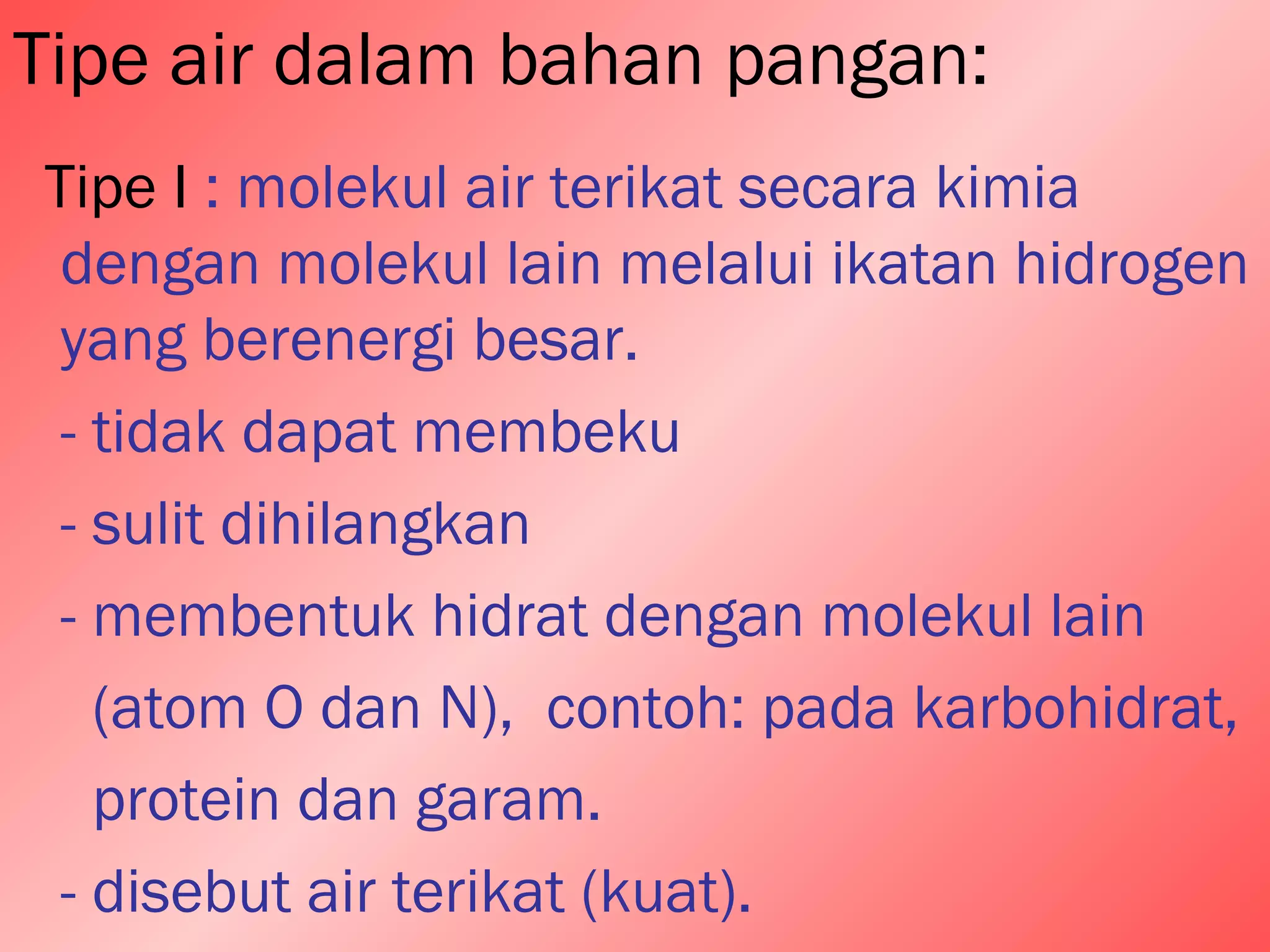 Kimia, Gizi, dan Pangan (TPHT) | PPT