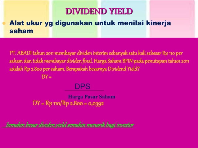 9 kebijakan deviden | PPT