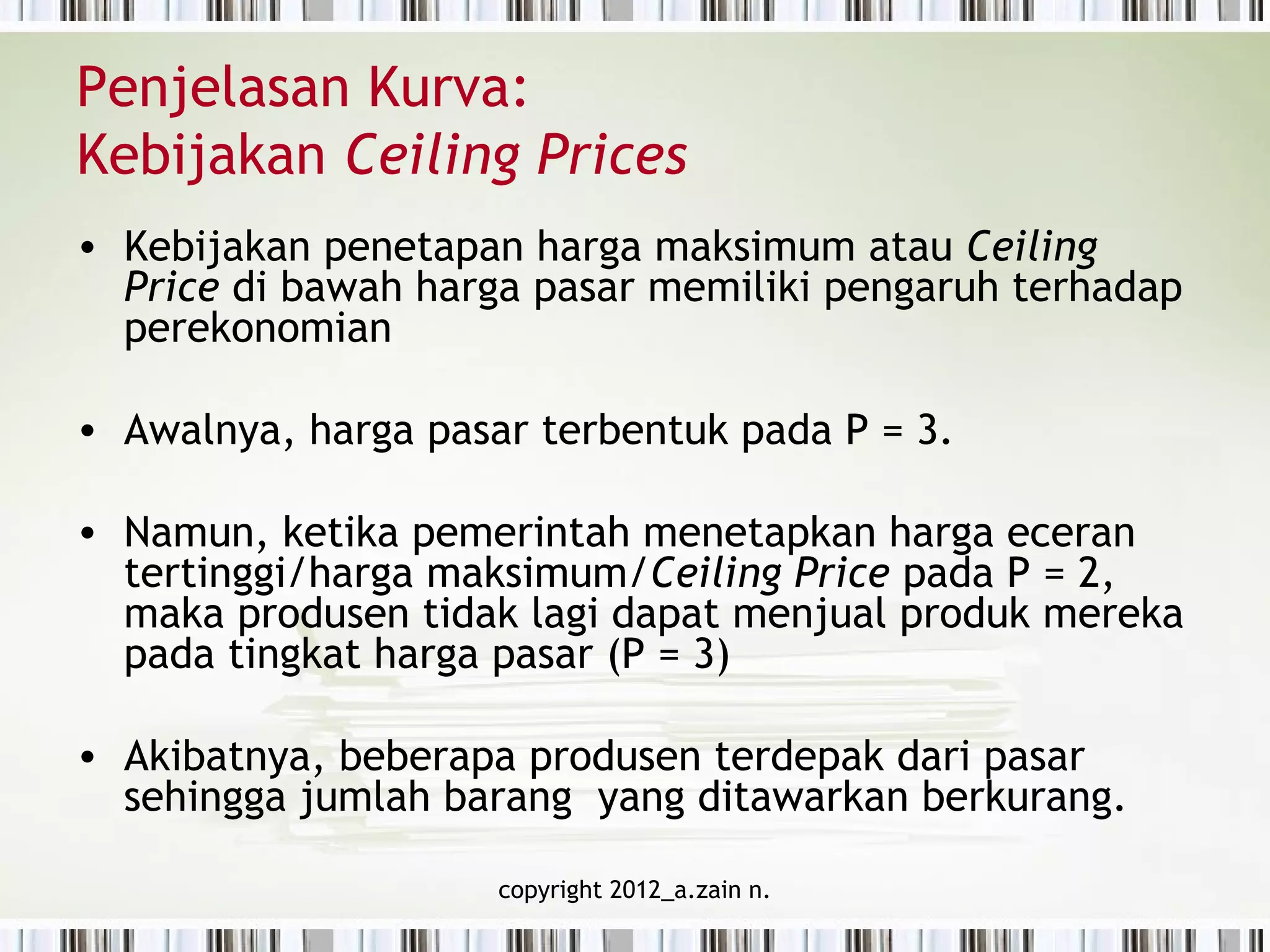 kebijakan harga pemerintah | PPT