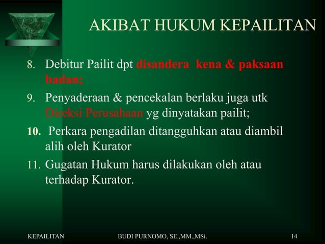 Kepailitan & Penundaan Kewajiban Pembayaran Utang.pptx