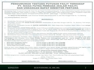 Kepailitan & Penundaan Kewajiban Pembayaran Utang.pptx