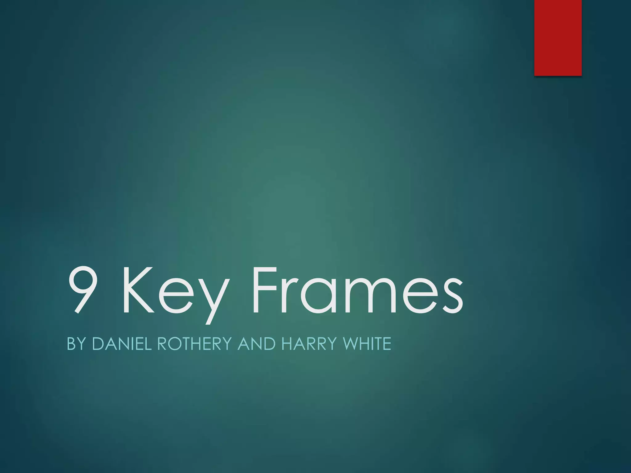 AS FILM 9 KEY FRAMES | PPTX