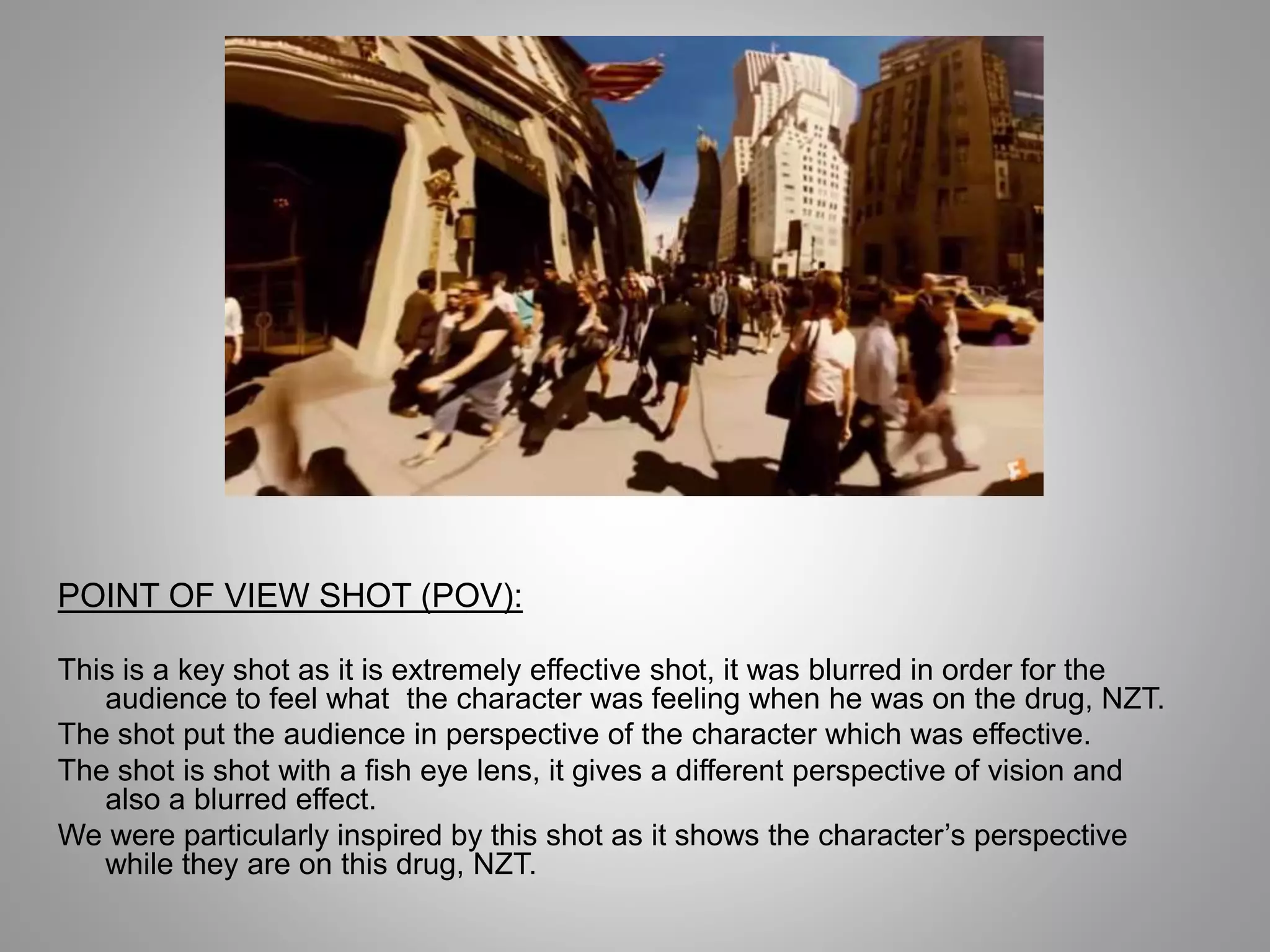 9 key shots from limitless with annotations | PPTX