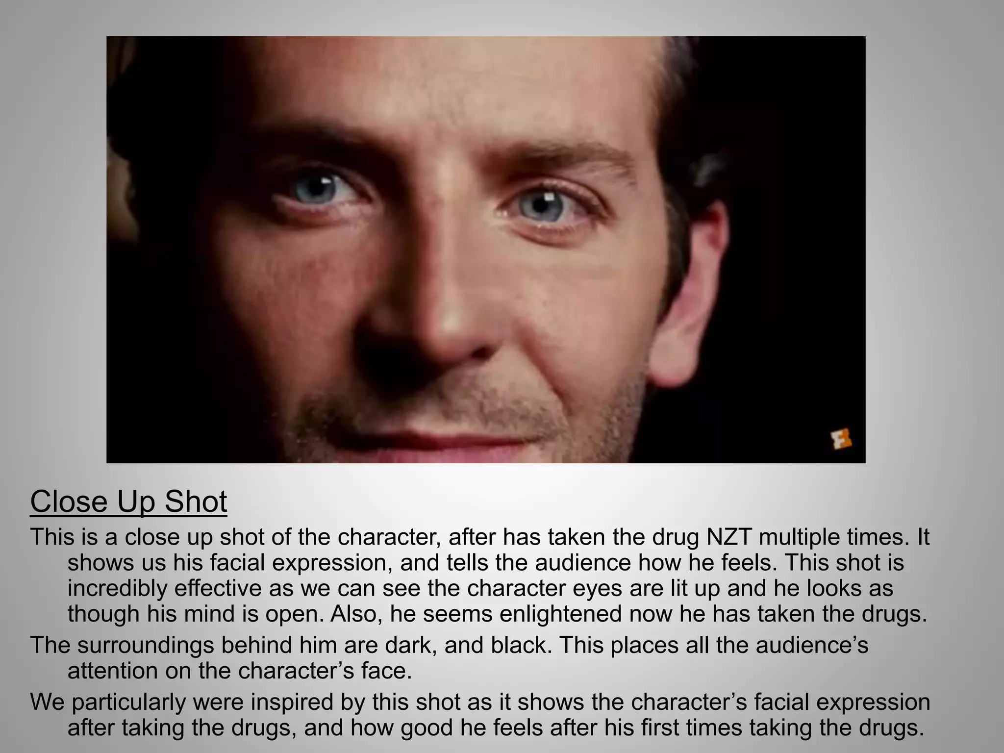9 key shots from limitless with annotations | PPTX
