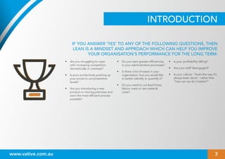 9 Keys to Increasing Competitiveness through Lean | PDF