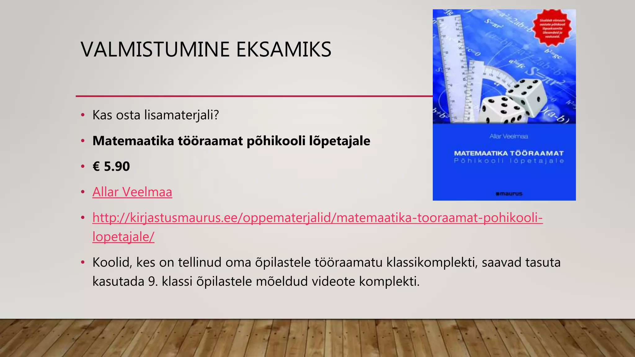 9 klass I tund | PPTX