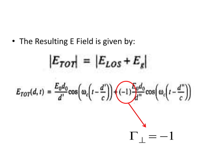 Ec 2401 wireless communication unit 2 | PPTX | Physics | Science