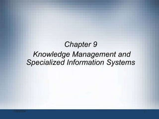 Knowledge Management and Information System | PPT