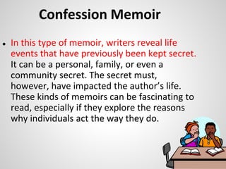 2015 2 types of memoirs- lecture notes | PPT