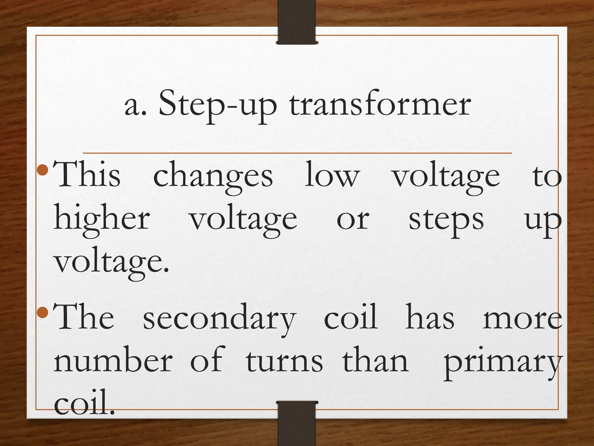 THE TOPIC OF TRANSFORMER. PHYSICS SLIDES NOTES FOR FORM 4 | PPTX ...