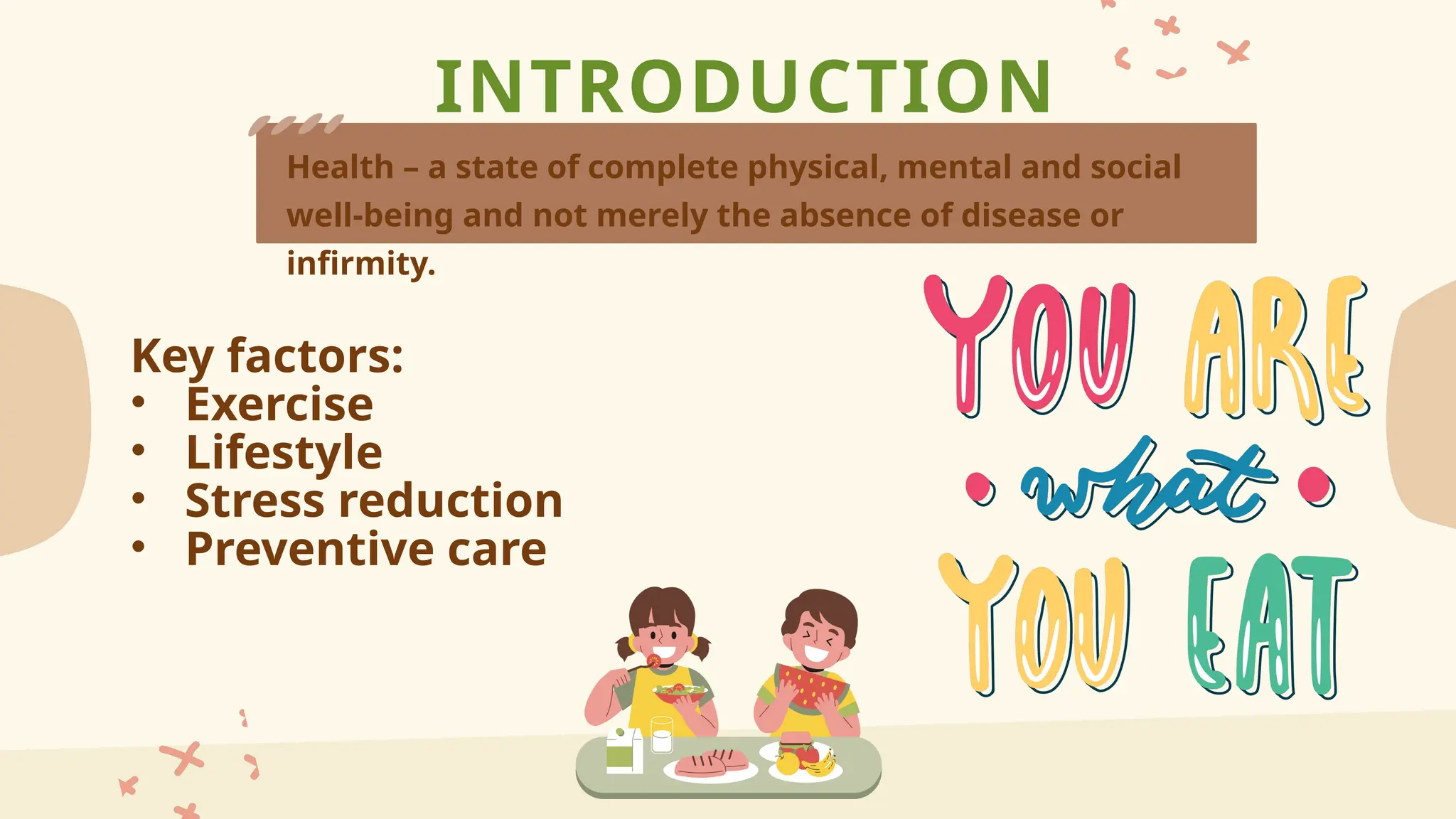 INTRODUCTION TO DIET AND NUTRITION....... | PPTX