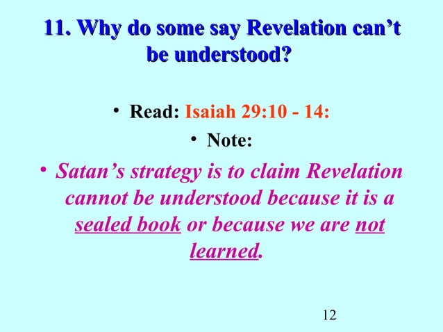 Lesson 1 revelation seminars a bible prophecy adventure | PPT