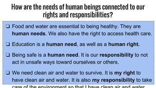 Rights and responsibilities | PPTX