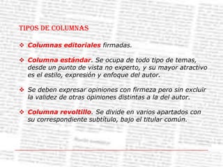 9 la columna | PPTX