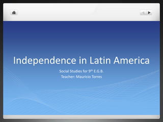 Latin American Independence | PPTX