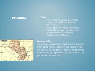 Latin America: Countries (SA) | PPT