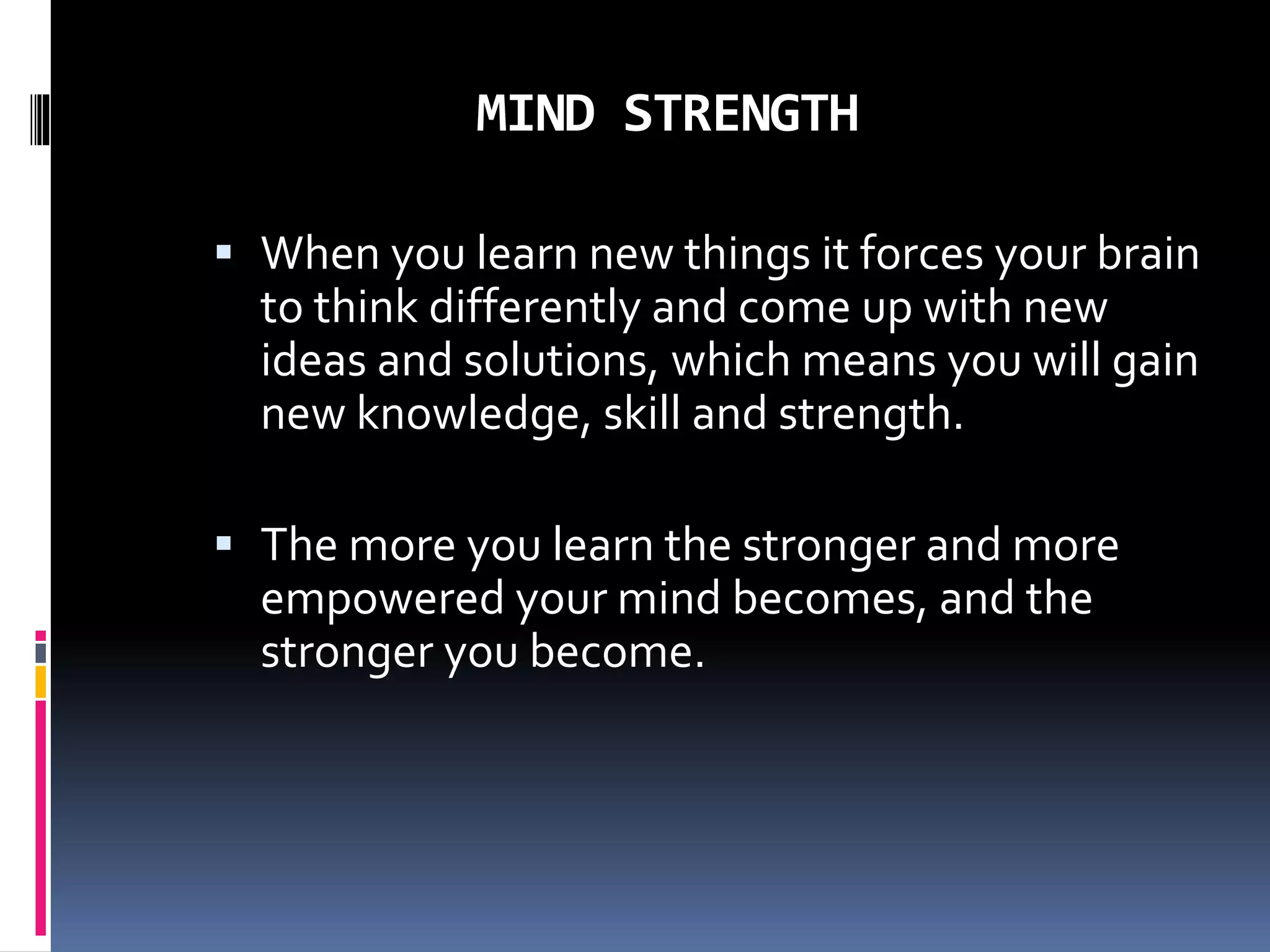 Learn and try new things | PPTX