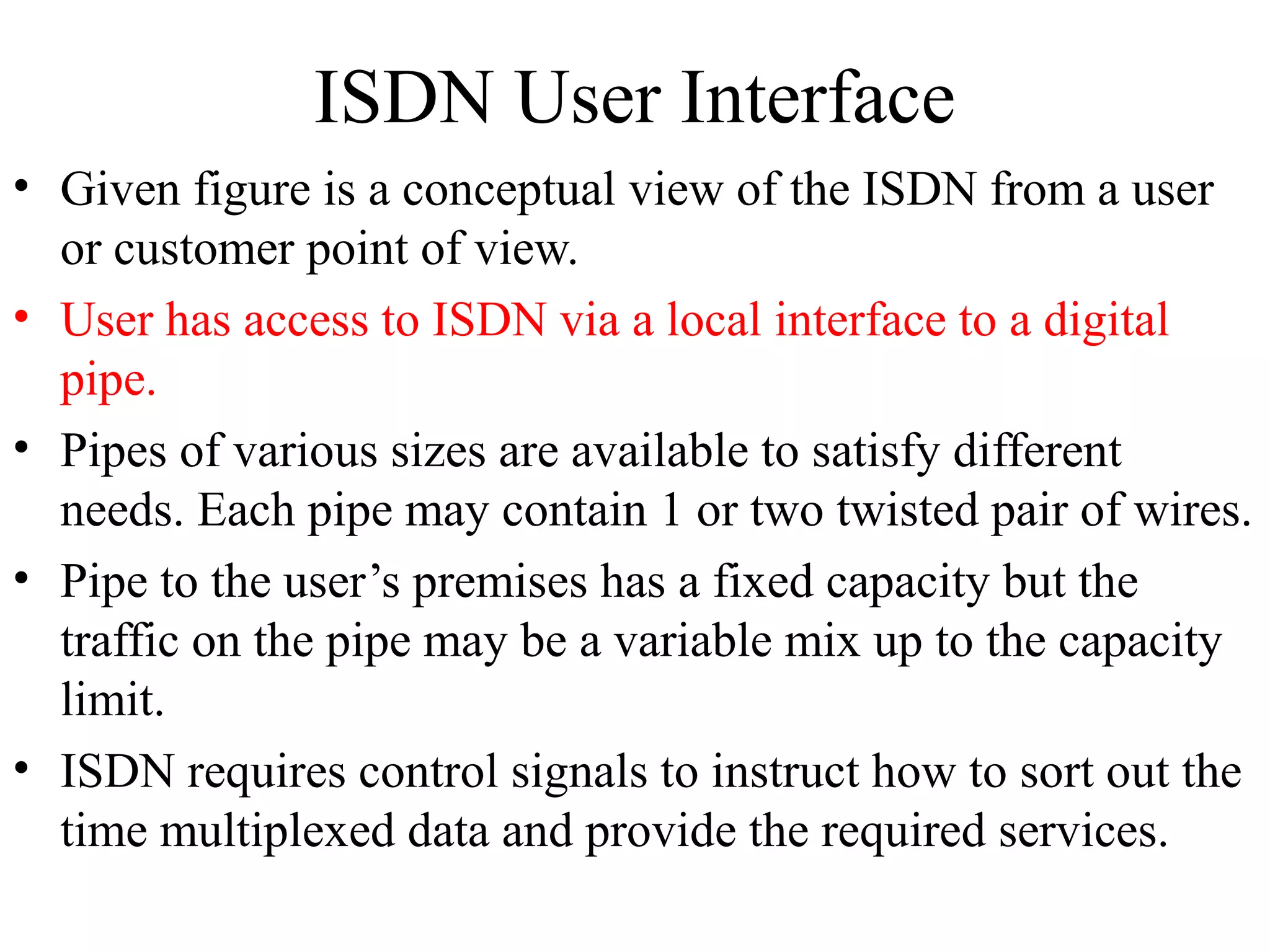 Topic: ISDN (Integrated Services Digital Network) | PPT