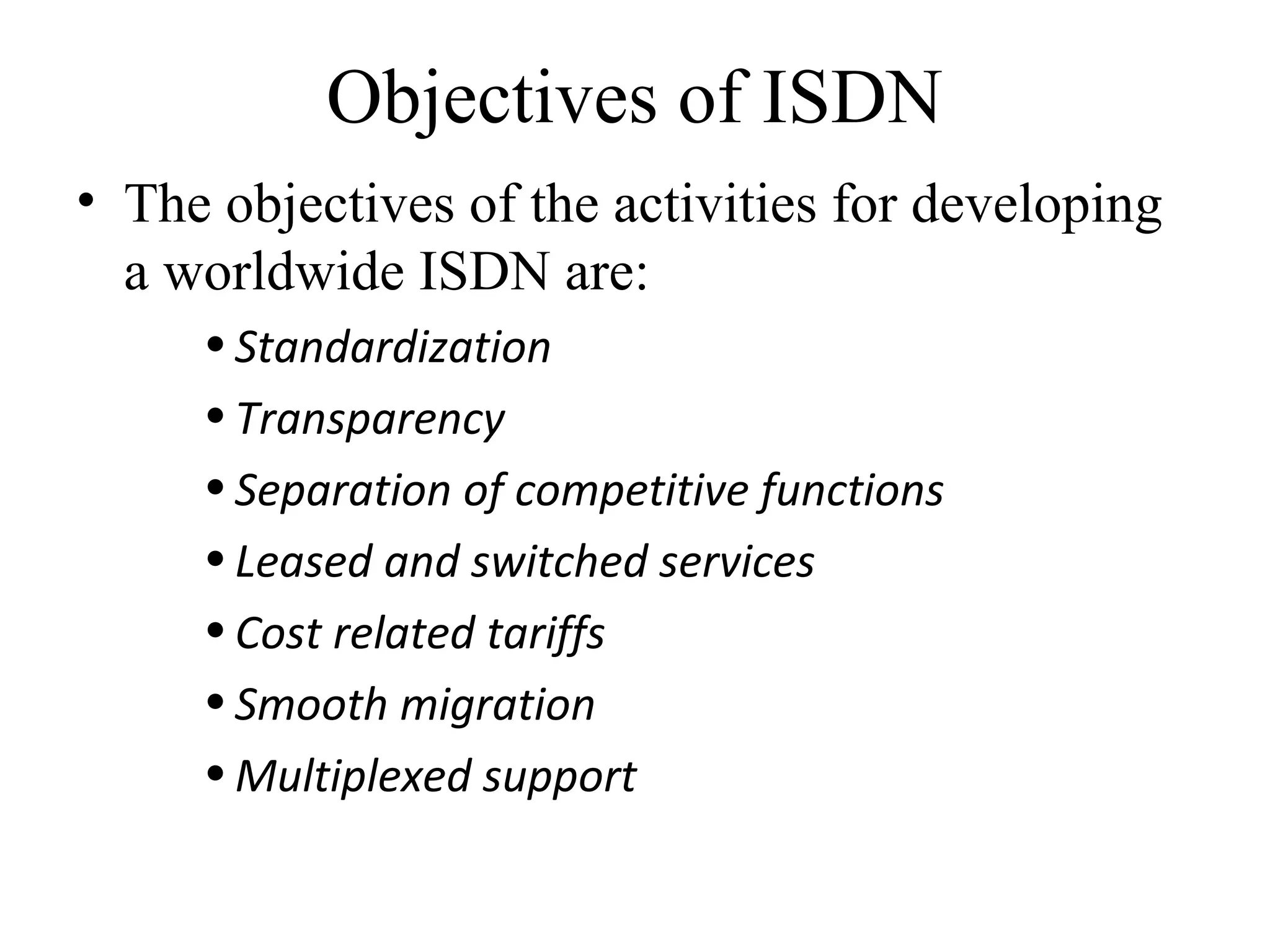 Topic: ISDN (Integrated Services Digital Network) | PPT
