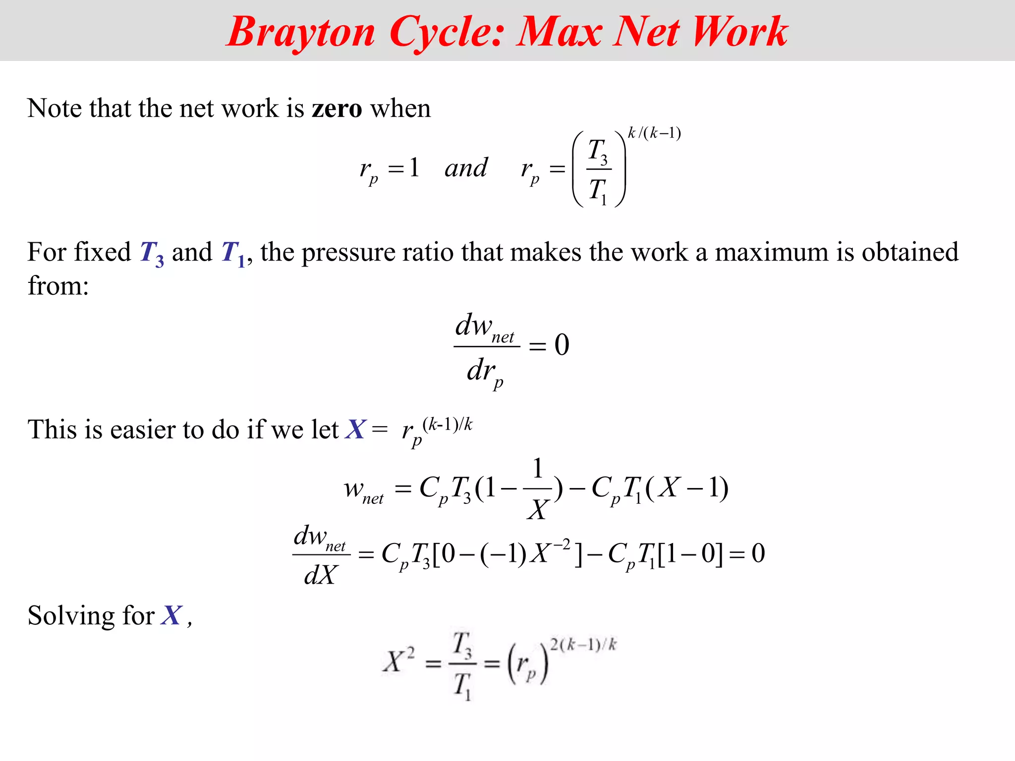 Brayton cycle (Gas Cycle)-Introduction | PPT