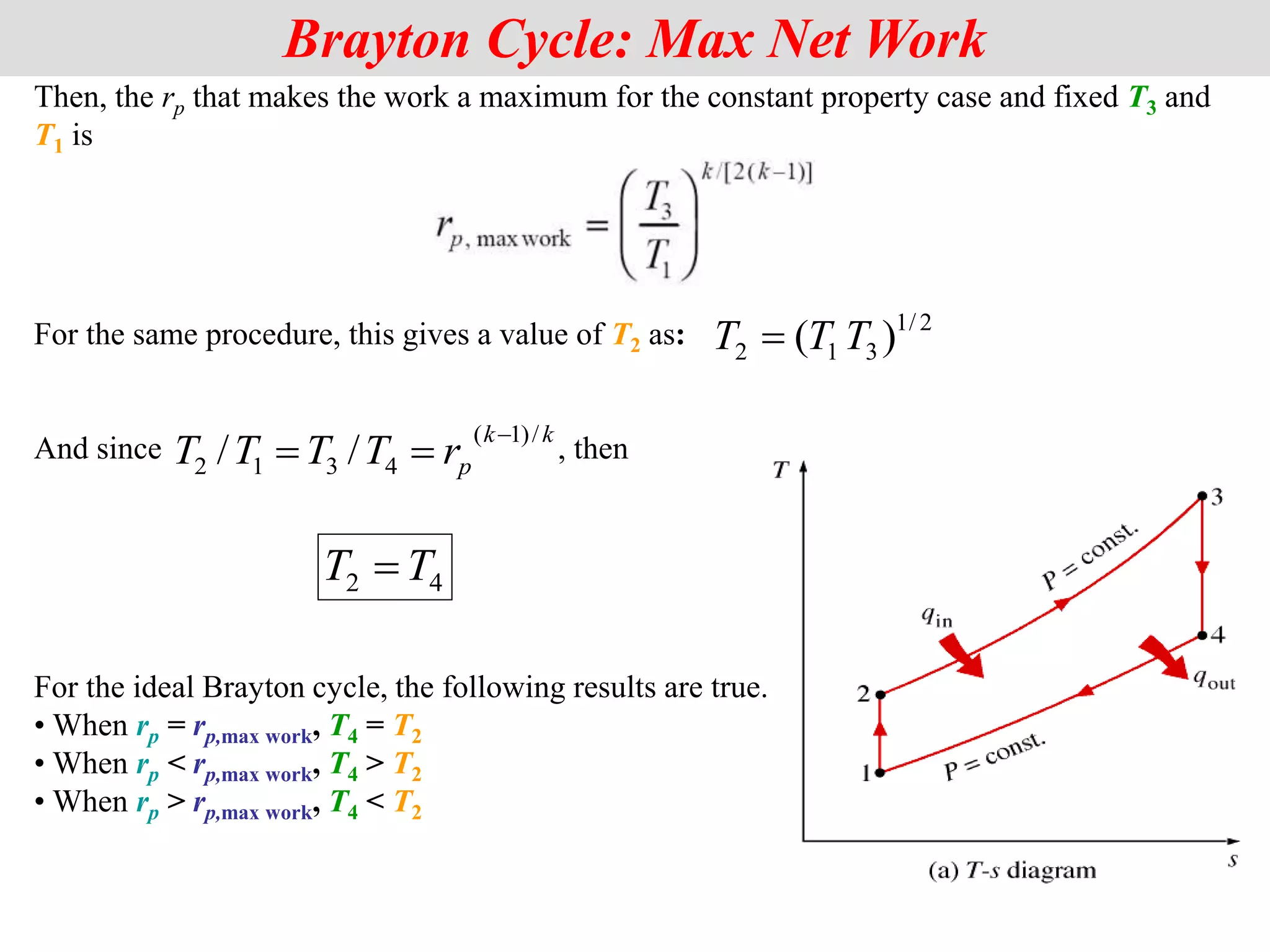 Brayton cycle (Gas Cycle)-Introduction | PPT