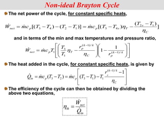 Brayton cycle (Gas Cycle)-Introduction | PPT