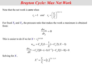 Brayton cycle (Gas Cycle)-Introduction | PPT