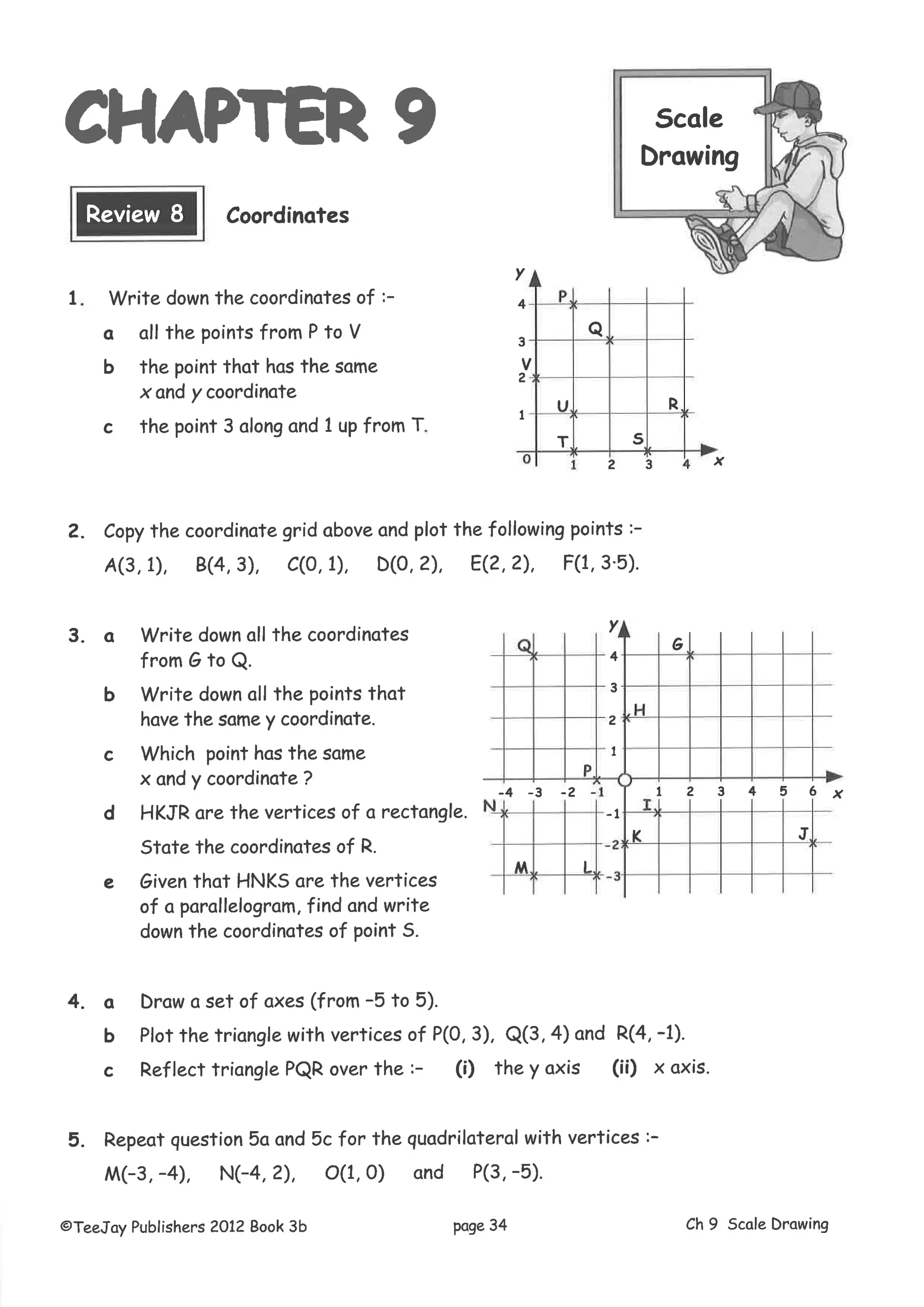 9 level 3b hw chapter 9 scale drawing | PDF