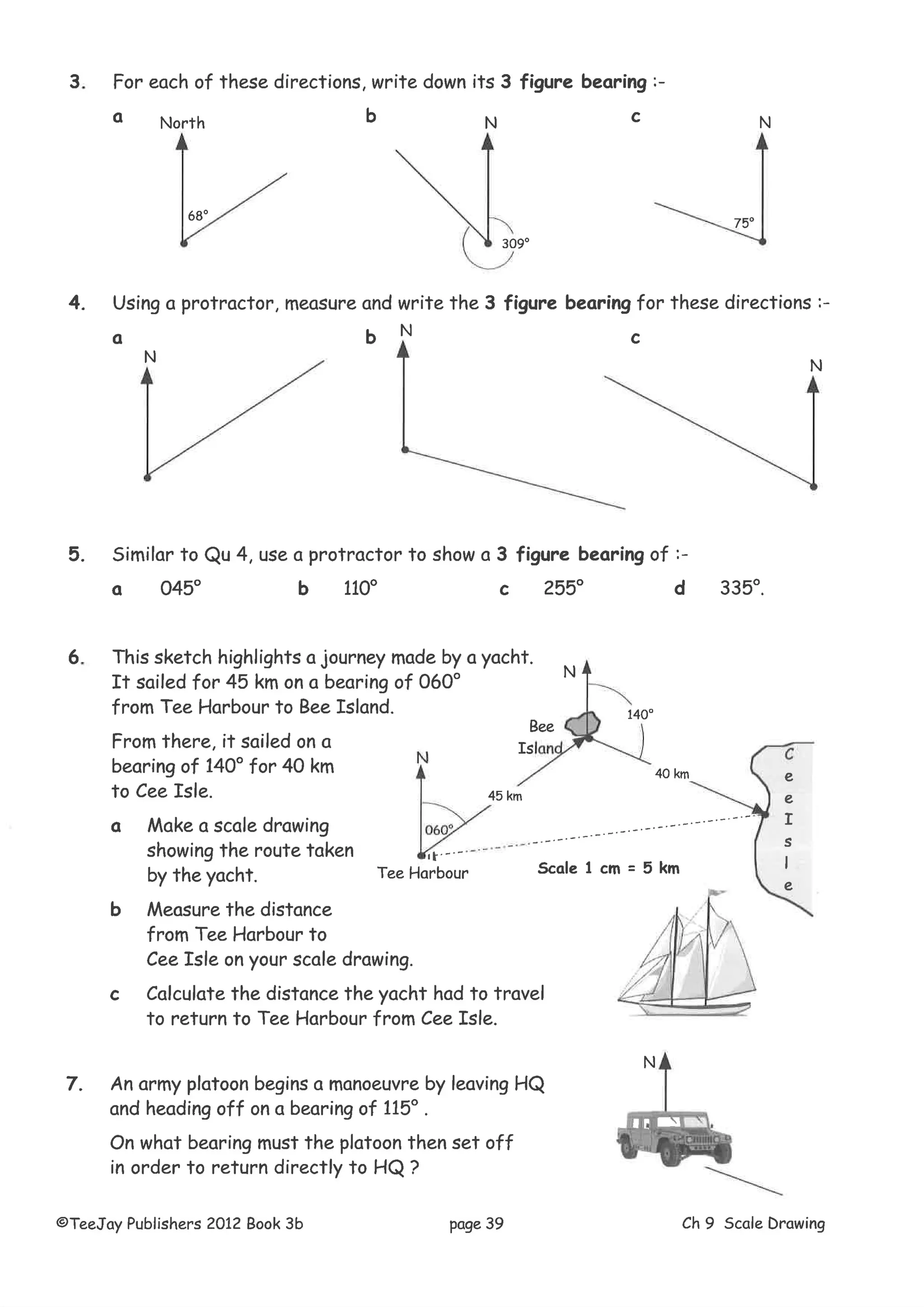 9 level 3b hw chapter 9 scale drawing | PDF