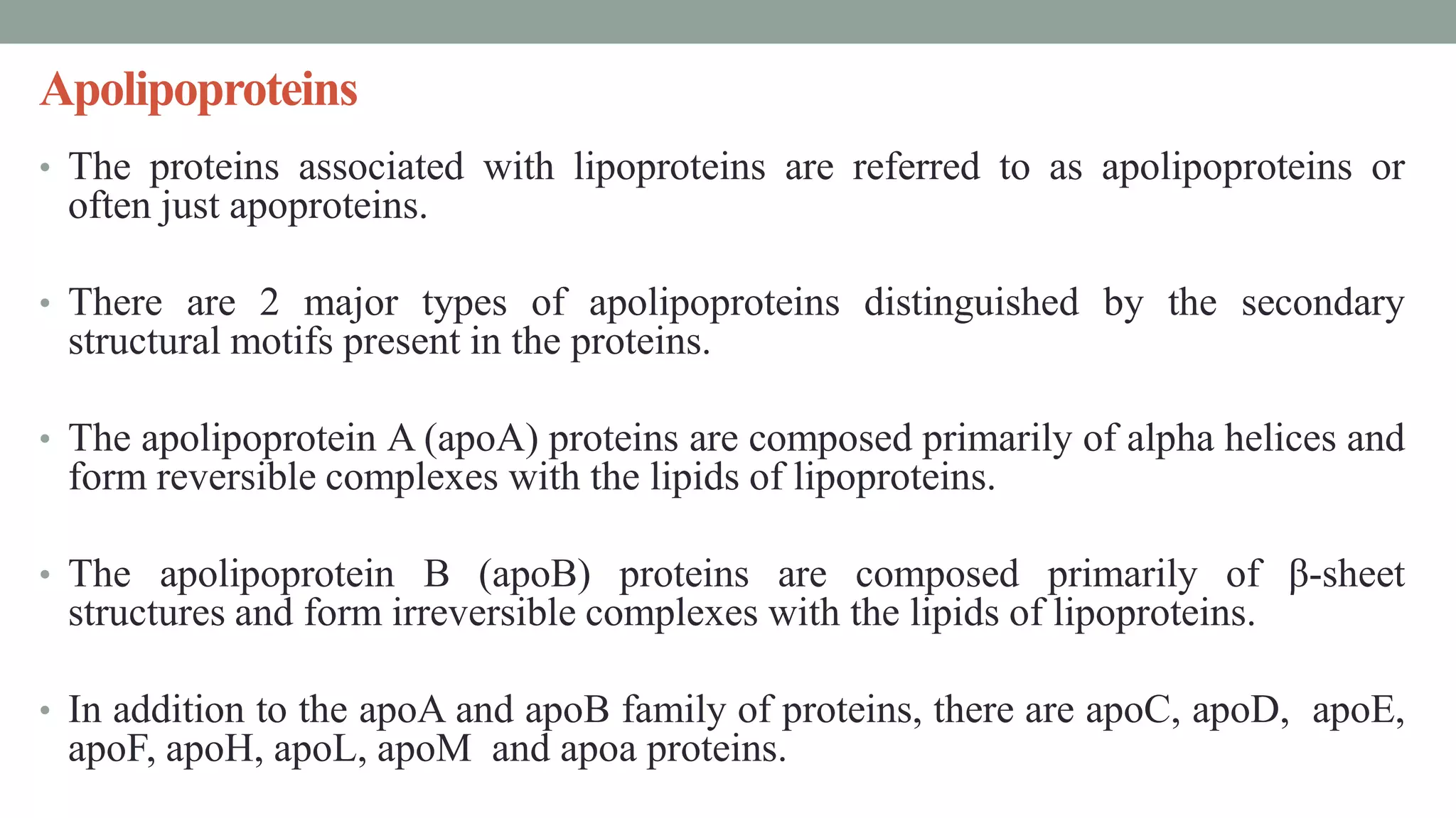 lipoproteins and its metabolism | PPTX