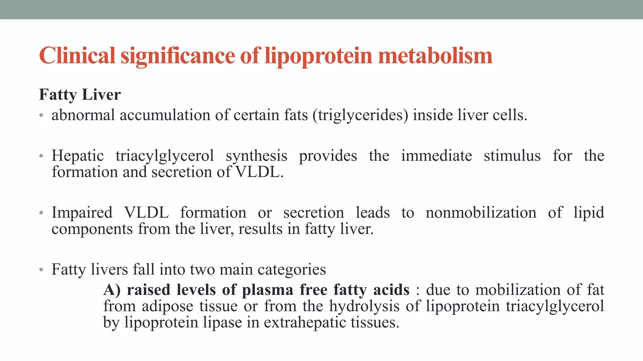 lipoproteins and its metabolism | PPTX