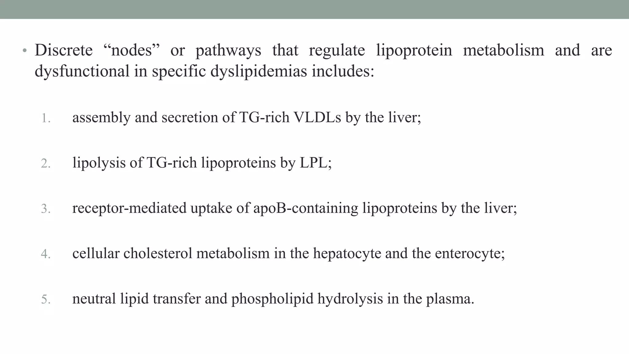 lipoproteins and its metabolism | PPTX